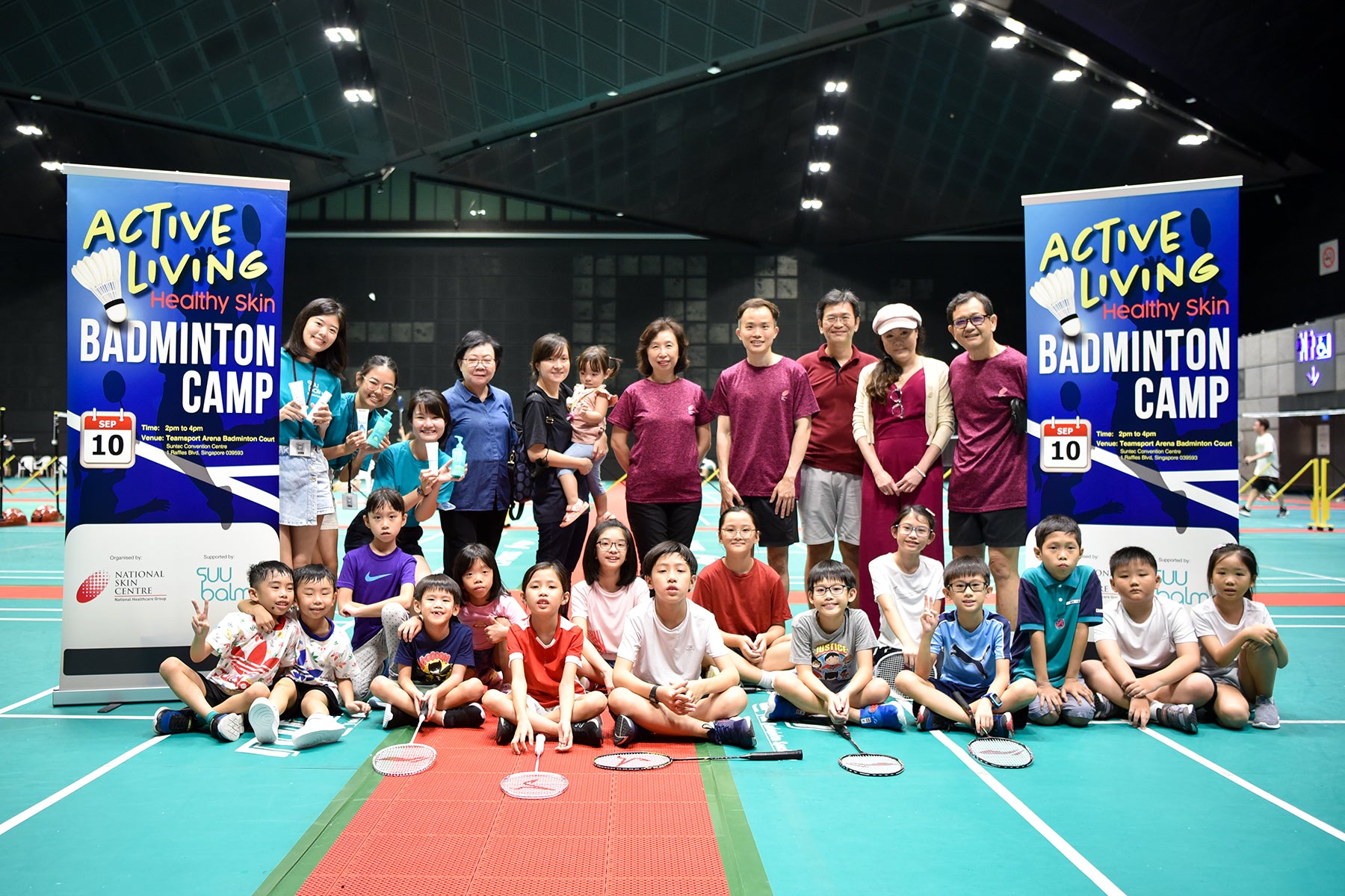 Active Living-Healthy Skin Badminton Camp with NSC for Kids – Suu Balm®